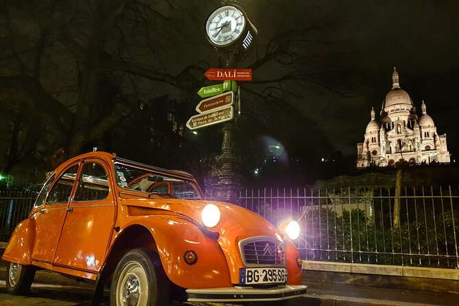 Experience the Magic of Paris By Night: A 2-Hour Iconic 2CV Tour - Explore Charming Neighborhoods and Hidden Gems