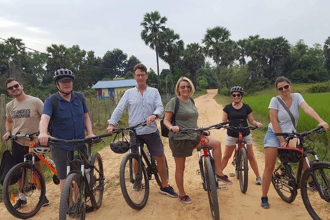 Explore Angkor Wat By Bike & Sunset at Pre Rup -Visit Angkor - The Majestic Bayon and Elephant Terrace at 3:00 pm
