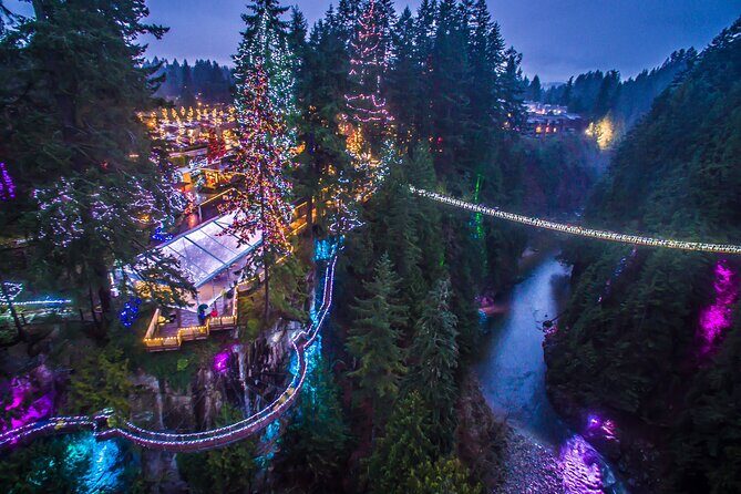 Explore Vancouver City & Capilano Suspension Bridge Canyon Lights - An Organized But Flexible Itinerary