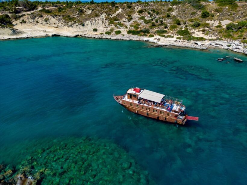 Faliraki : Transfer & Cruise to Lindos with 3 Swimming Stops - The Sum Up