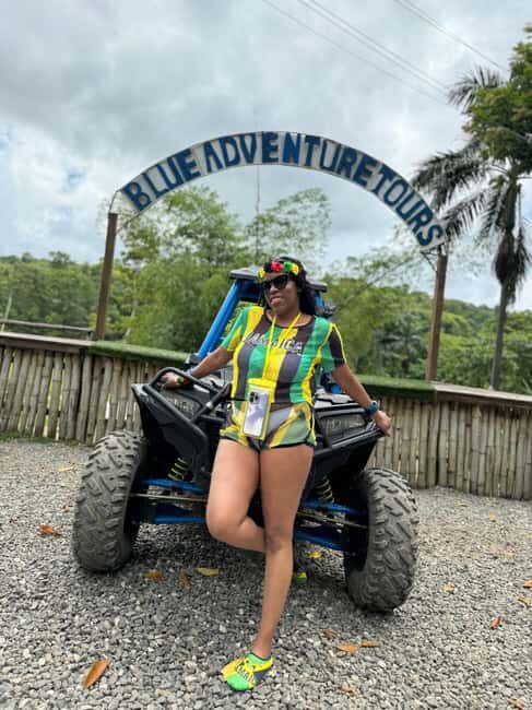 Falmouth: Blue Hole and Secret Falls Tour with ATV Ride - The Bright Blue Blue Hole: Natural Refreshment and Thrills