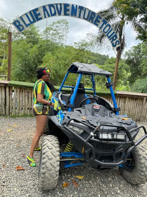 Falmouth: Blue Hole and Secret Falls Tour with ATV Ride - The ATV Adventure: Mud and Jungle Thrills
