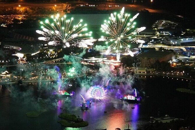 Family pack 77 Miles Helicopter Tour Fireworks & all Theme Parks - The Experience in Depth