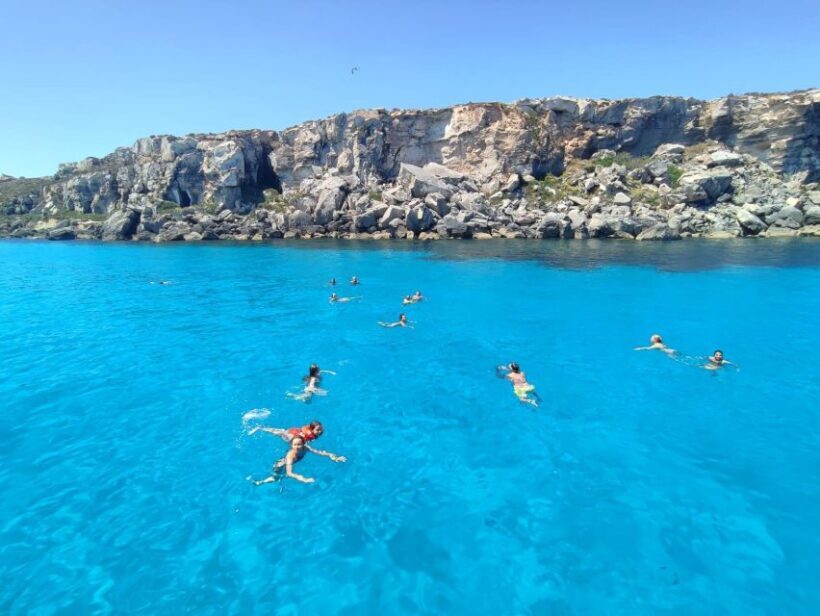 Favignana e Levanzo: tour condiviso Yacht Shalimar IV - Key Points