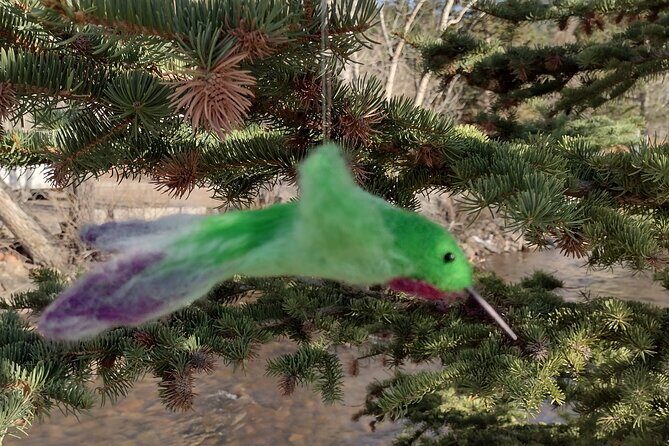 Felting Hummingbird Ornament Class in Estes Park - The Experience and Its Value