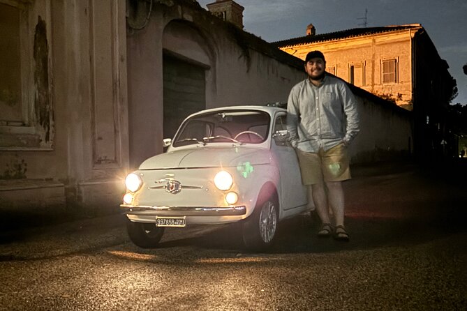 Fiat 500 Day&Night Tour, With a Roman, Pick-Up Included - Key Points