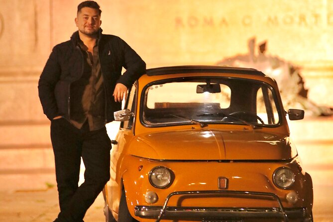 Fiat 500 Day&Night Tour, With a Roman, Pick-Up Included - Since You Asked