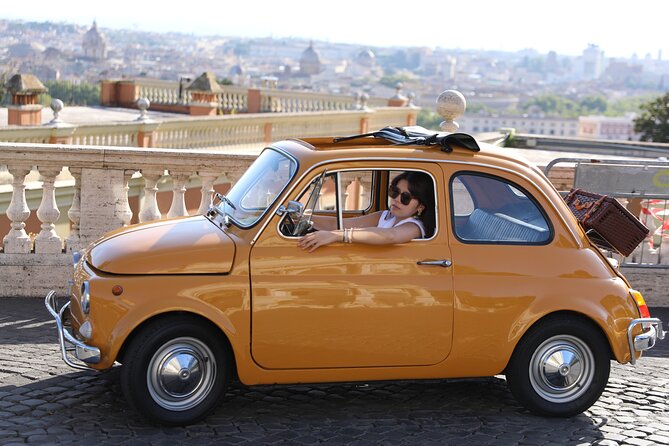 Fiat Cinquecento Roma City & Photo Tour by Local Expert - Booking and Cancellation