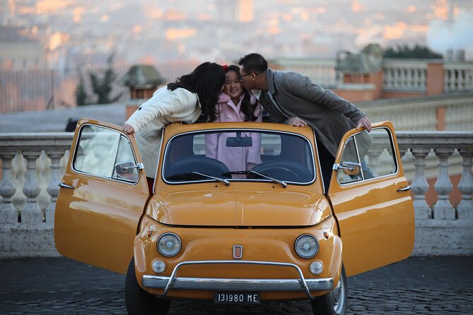 Fiat Cinquecento Roma City & Photo Tour by Local Expert - Exploring Iconic Landmarks