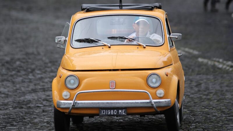Fiat Cinquecento Vintage Rome City & Photo Tour - Key Points