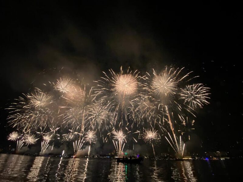 Fireworks and sunset catamaran cruise from Théoule - Key Points