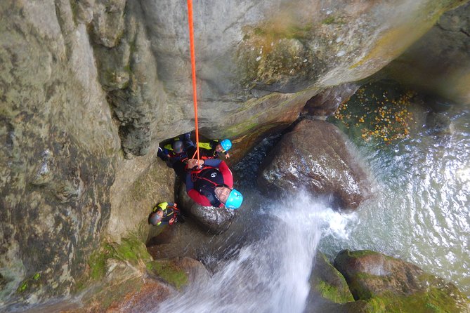 First Canyoning in Grenoble in the Vercors - Suiting Up and Preparing for the Adventure