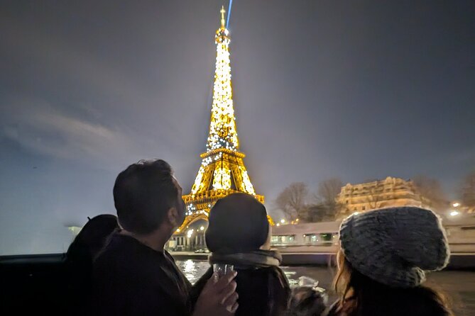 First-Day in Paris --Private Day Tour of Iconic Sights + Flavors - Relaxing on a Champagne Cruise Along the Seine