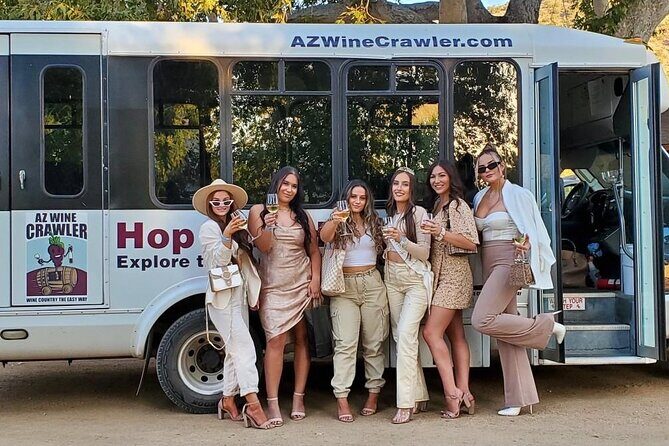 Five Star AZ Wine Crawler Tour 4- 12 PPL - FAQs
