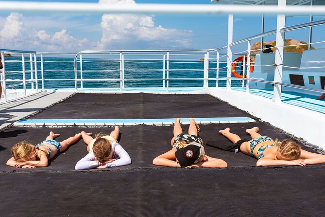 Flamingo Family Fun Catamaran Snorkel:Comfortable Shaded Seating - Traveler Experiences