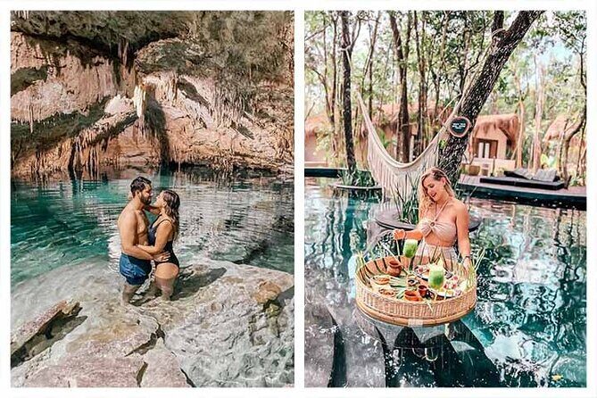 Floating Breakfast+Cavern Tour includes entrance to the cenote-Temazcal - An In-Depth Look at the Floating Breakfast+Cavern Tour