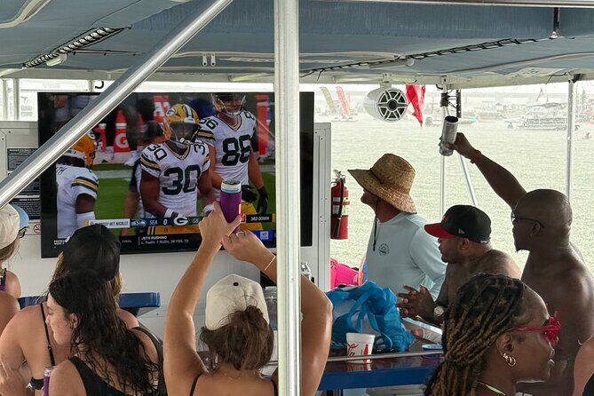 Floating Tailgate Tour at Crab Island and Watch Football on Water - An Unusual Way to Celebrate Game Day