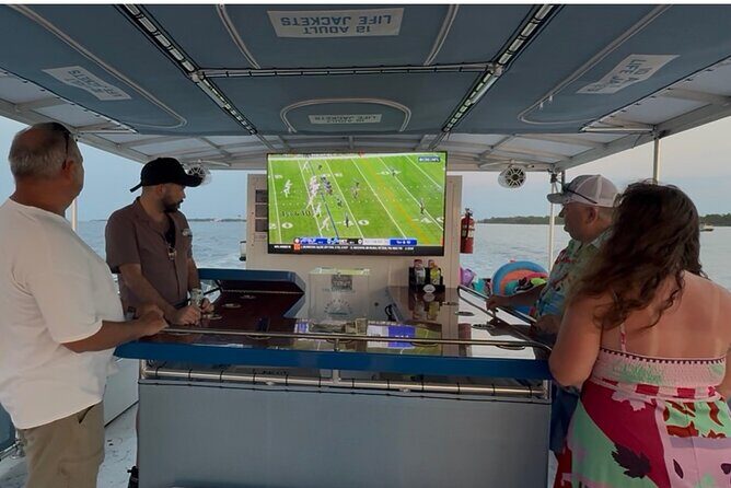Floating Tailgate Tour at Crab Island and Watch Football on Water - The Itinerary: From Harbor to Crab Island