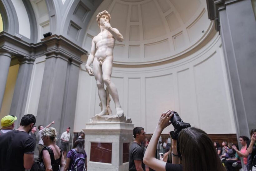Florence: Accademia Gallery & Vintage Bike Tour - Key Points