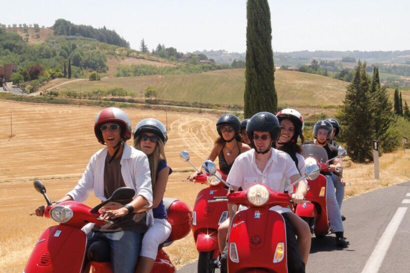Florence/Badesse: Tuscany Group Vespa Tour with Wine Tasting - Key Points