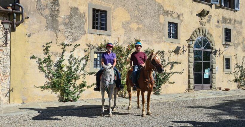 Florence: Horse ride 3h and Wine Tasting&Lunch at a castle - Key Points