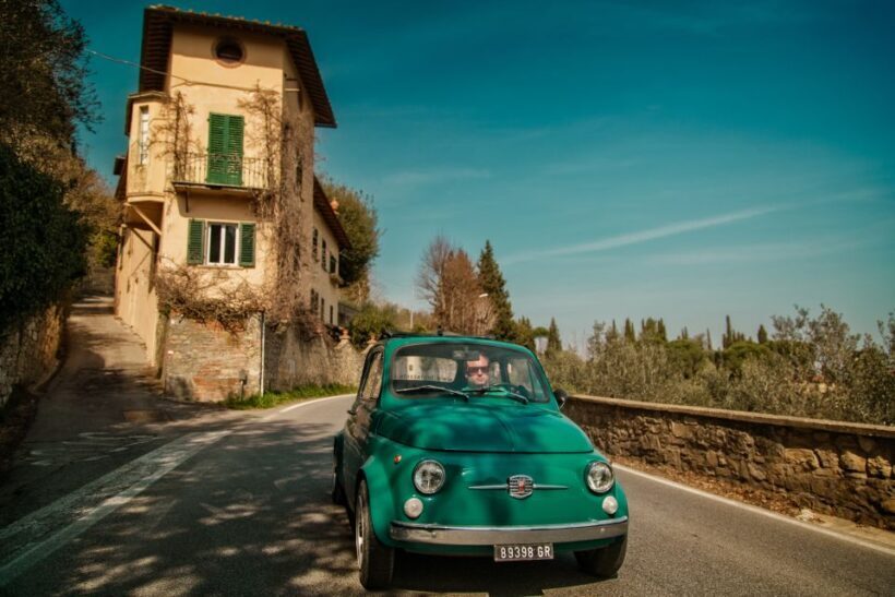 Florence Wine Tasting and Tuscan Lunch in a Vintage Fiat 500 - The Heart of the Experience: a Medieval Villa and Vineyard