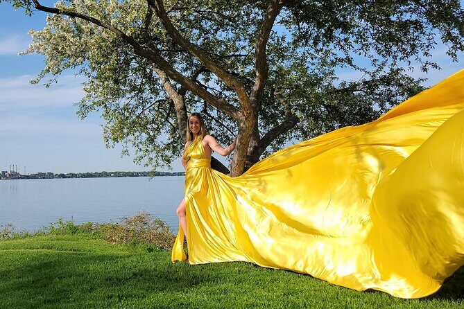 Flying Dress Photo Shoot in Madison WI - Key Points