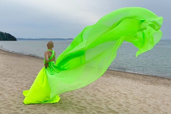 Flying Dress Photo Shoot in Traverse City - Key Points