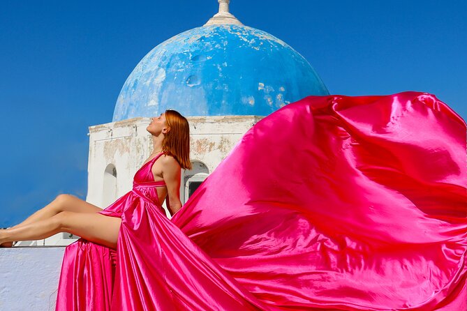 Flying Dress Photoshoot Experience in Santorini - Meeting and Pickup Details