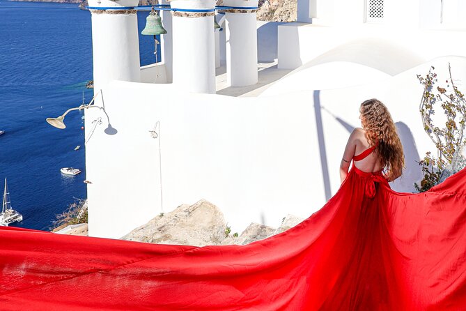 Flying Dress Photoshoot Experience in Santorini - Tips for Booking Your Experience