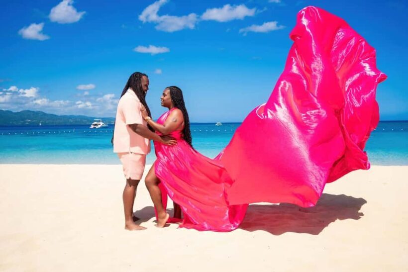 Flying Dress Photoshoot in Jamaica Stunning Island Views - Key Points