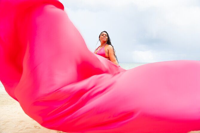 Flying Dress Photoshoot in Montego Bay  Single Person Experience - The Cost and Value