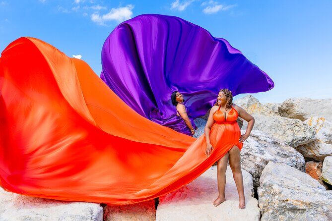 Flying Dress Photoshoot in Montego Bay  Single Person Experience - Booking and Cancellation