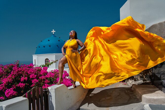 Flying Dress Photoshoot in Oia Private entry to Blue Dome - Who Should Consider This Tour?