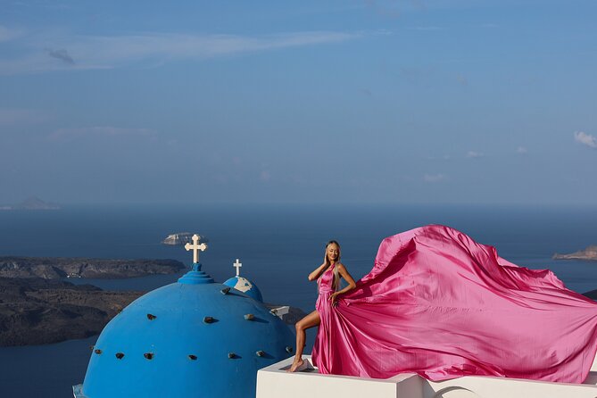 Flying Dress Photoshoot in Santorini - What to Expect During the Photoshoot