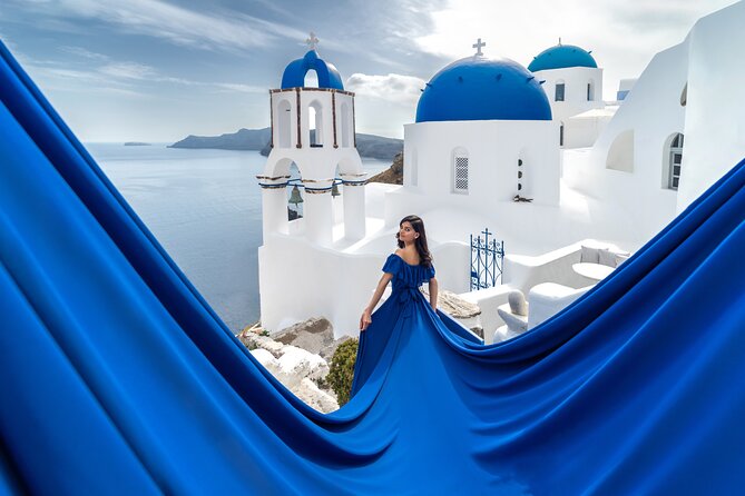 Flying Dress © Photoshoot in Santorini: Mr. President Package - Post-Production and Delivery