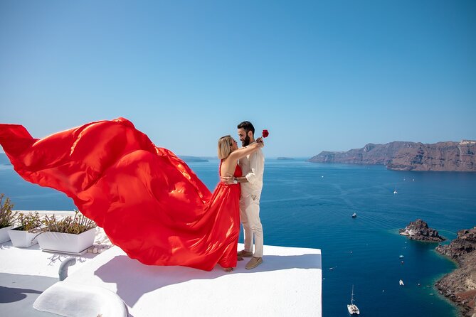 Flying Dress Photoshooting Santorini - Who Will Love This Experience?