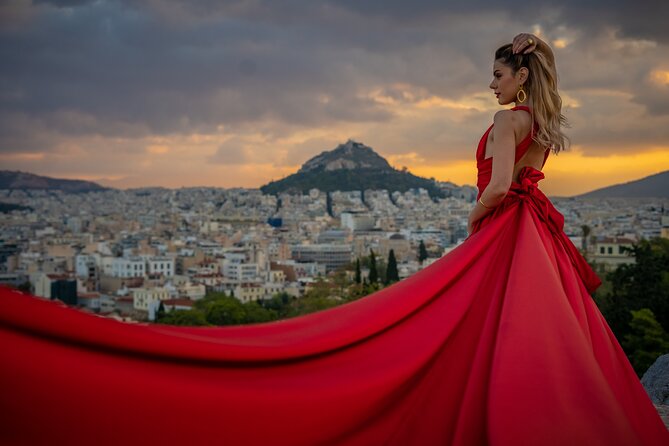 Flying Dress Private Photoshoot in Athens - Capturing Iconic Locations