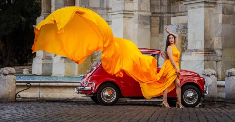 Flying Dress Rome Photoshoot - Why This Photoshoot Stands Out