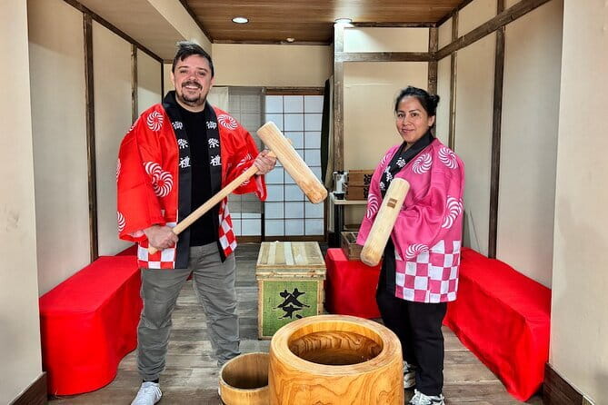 For adultTraditional Mochi Pounding Experience with Tasting - Key Points