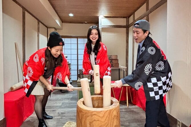 For adultTraditional Mochi Pounding Experience with Tasting - FAQ