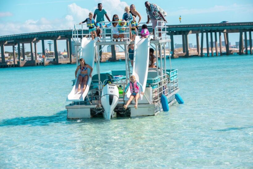 Fort Walton: Double Decker Half Day Pontoon Boat Rental - Key Points