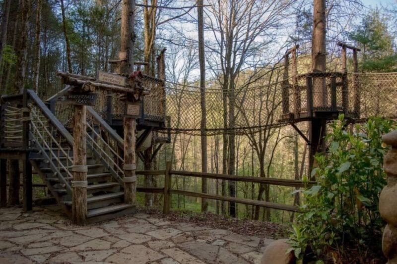 Foxfire Mountain: Hiking & Swinging Bridge Family Adventure - Bridges and Unique Features