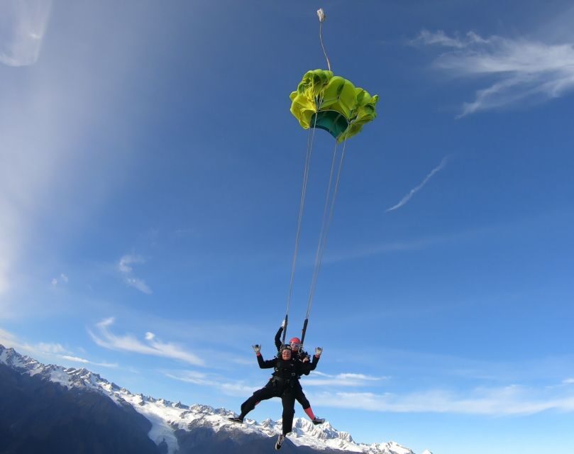 Franz Josef: 13,000ft, 16,500ft or 18,000ft Skydive - Key Points
