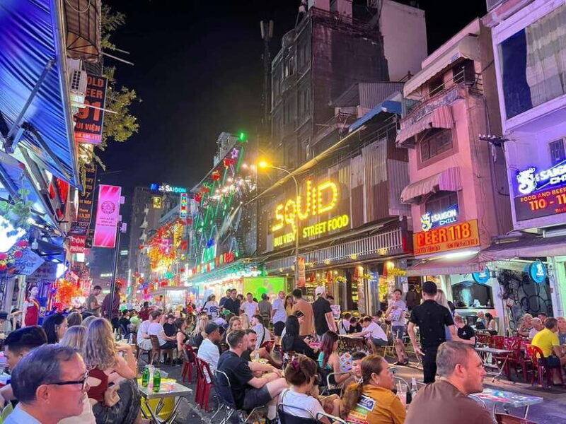 Free E-sim Saigon Nightlife Hopping Tour - Key Points