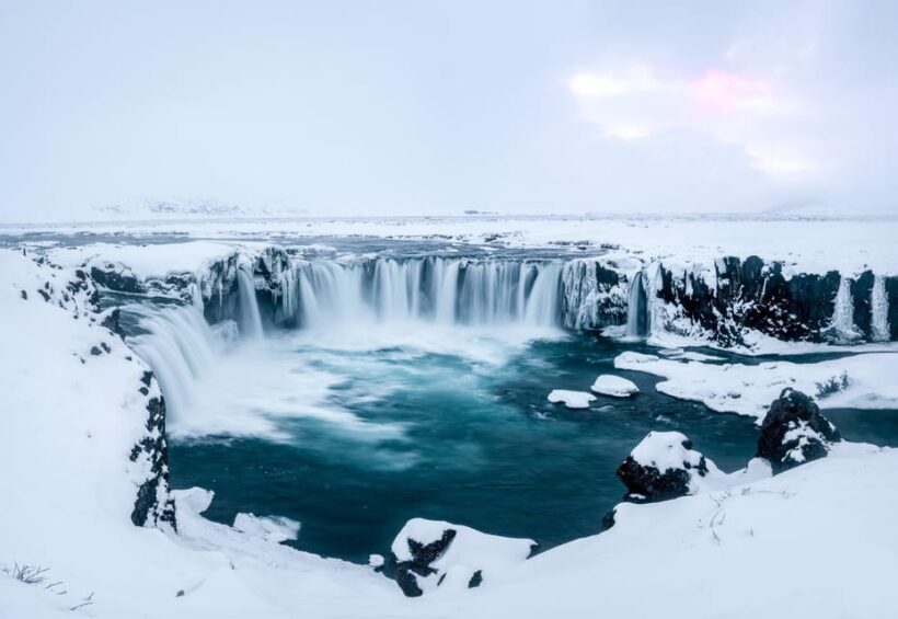 From Akureyri: Goðafoss Waterfall Winter Tour - Transportation and Group Size