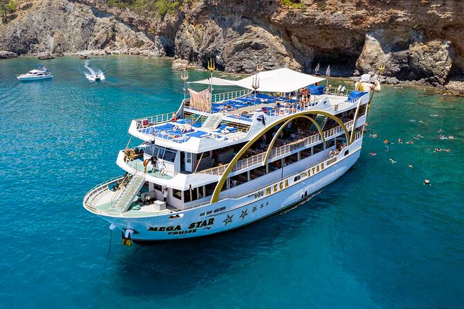 From Antalya to Kemer Mega Star Boat Trip W/Free Transfer - Meeting Point and End Location
