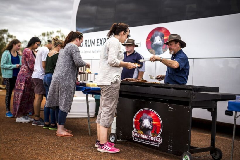 From Ayers Rock Resort: Uluru Sunset Barbecue Dinner - The Logistics and Practical Details
