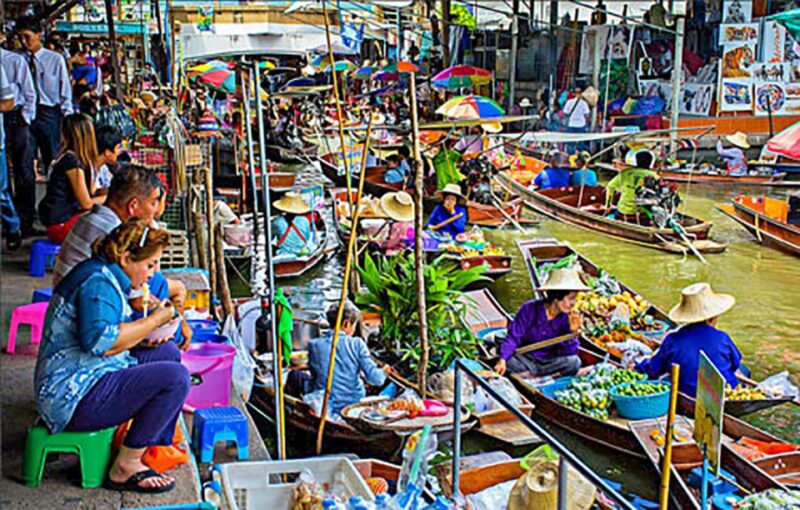 From Bangkok: Damnoen Saduak & Train Market Tour in Spanish - FAQ