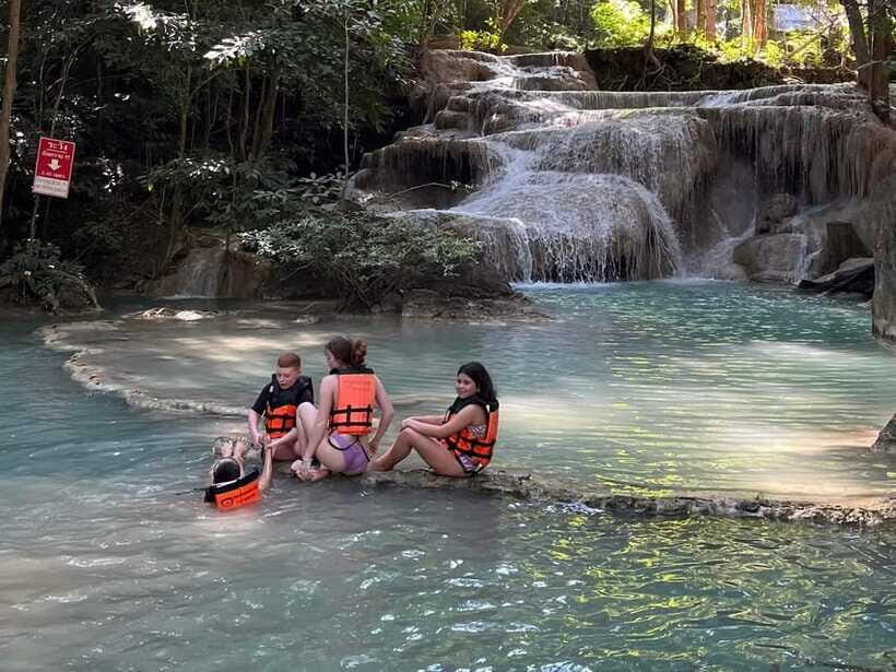 From Bangkok: Erawan National Park and River Kwai Day Trip - Practical Details: Transportation, Duration, and Group Size
